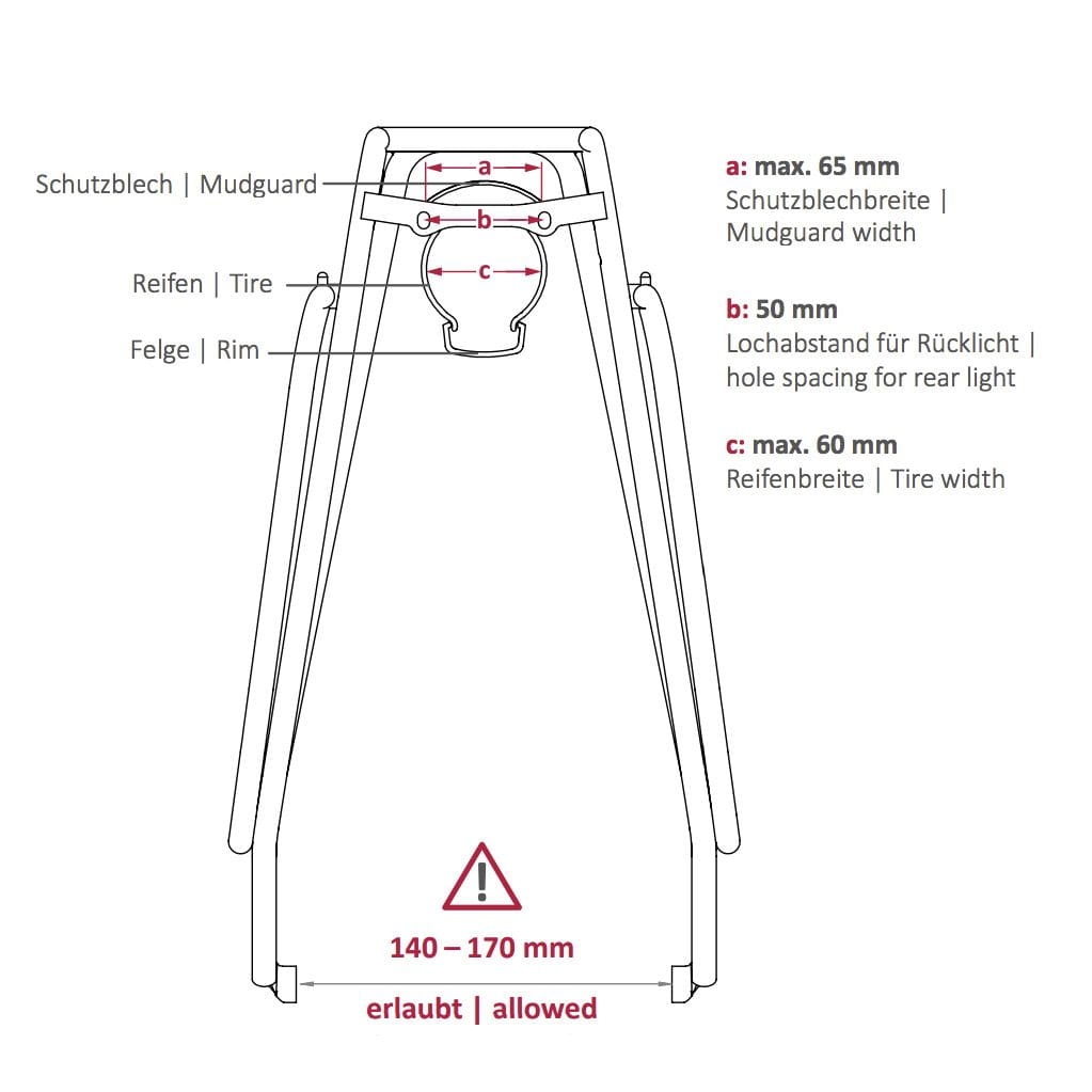 tubus Logo Evo Rack 26-28" Black buy online