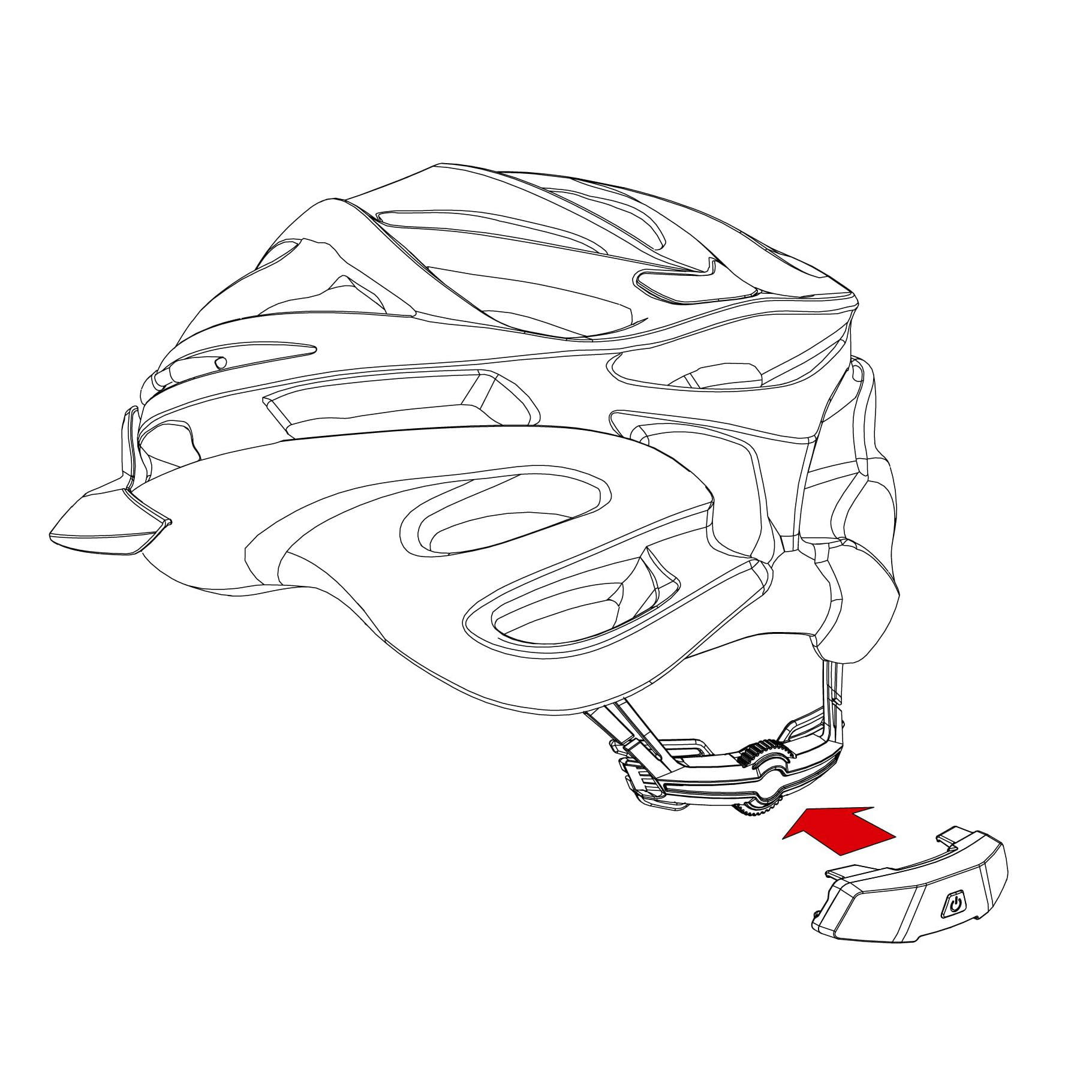 Cratoni Helm-Rücklicht Typ J for LFS System (131101F5) buy online