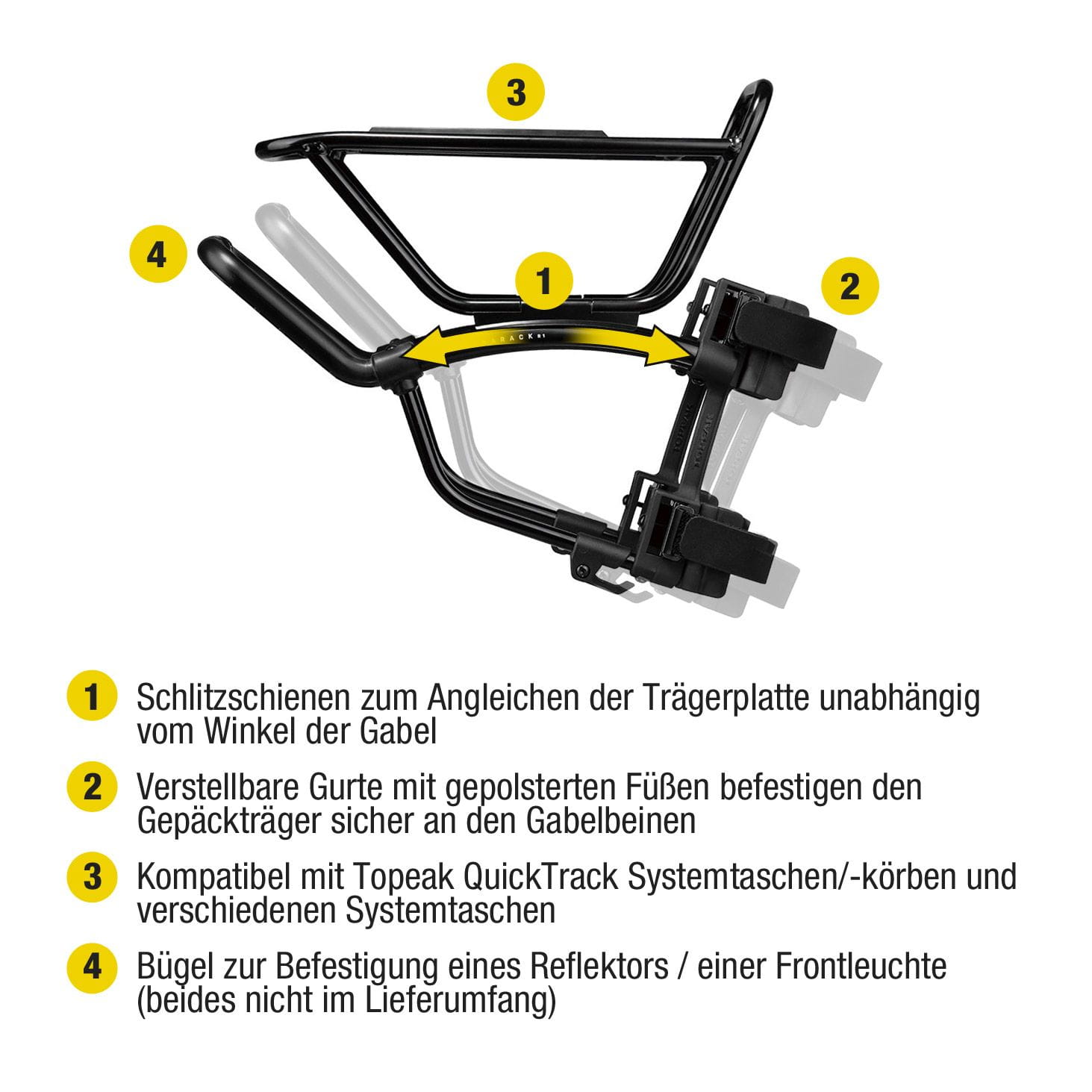 Topeak TetraRack M1 Front MTB Rack vorne buy online