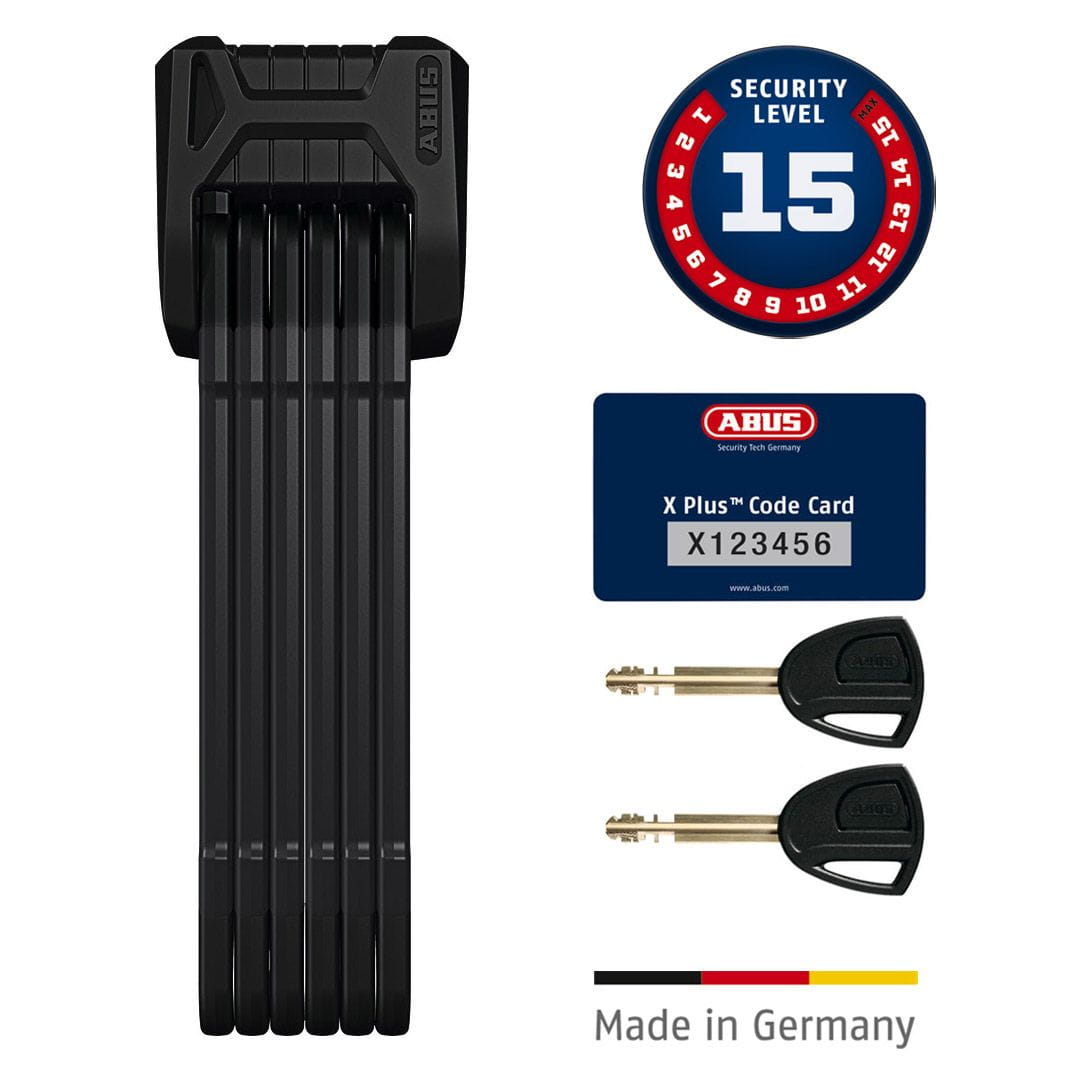 ABUS Bordo Granit 6500K XPlus SH Folding Lock (Special order – keyed to ...