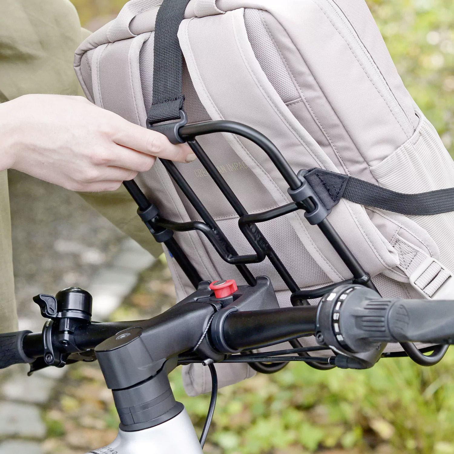 KlickFix Vario Rack detachableer Rack with Gurtband Black buy online