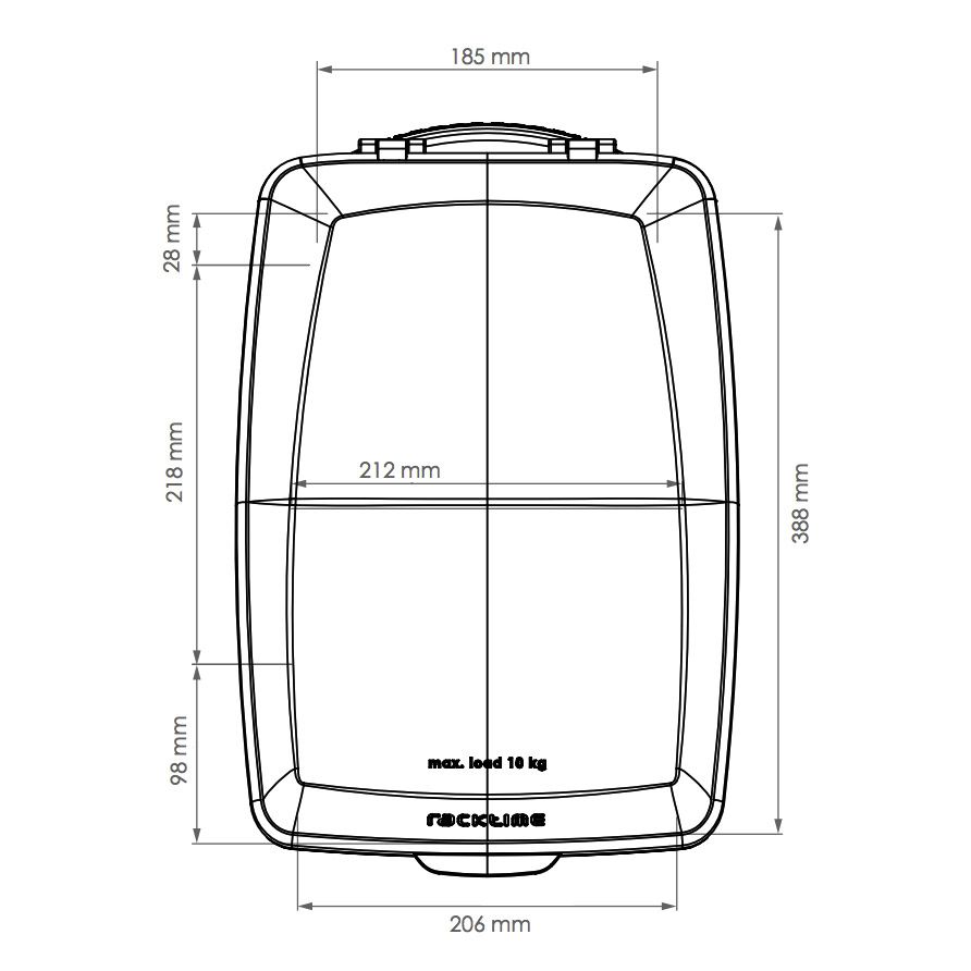 Racktime Tour Box Topcase für Gepäckträger 12L Schwarz online kaufen