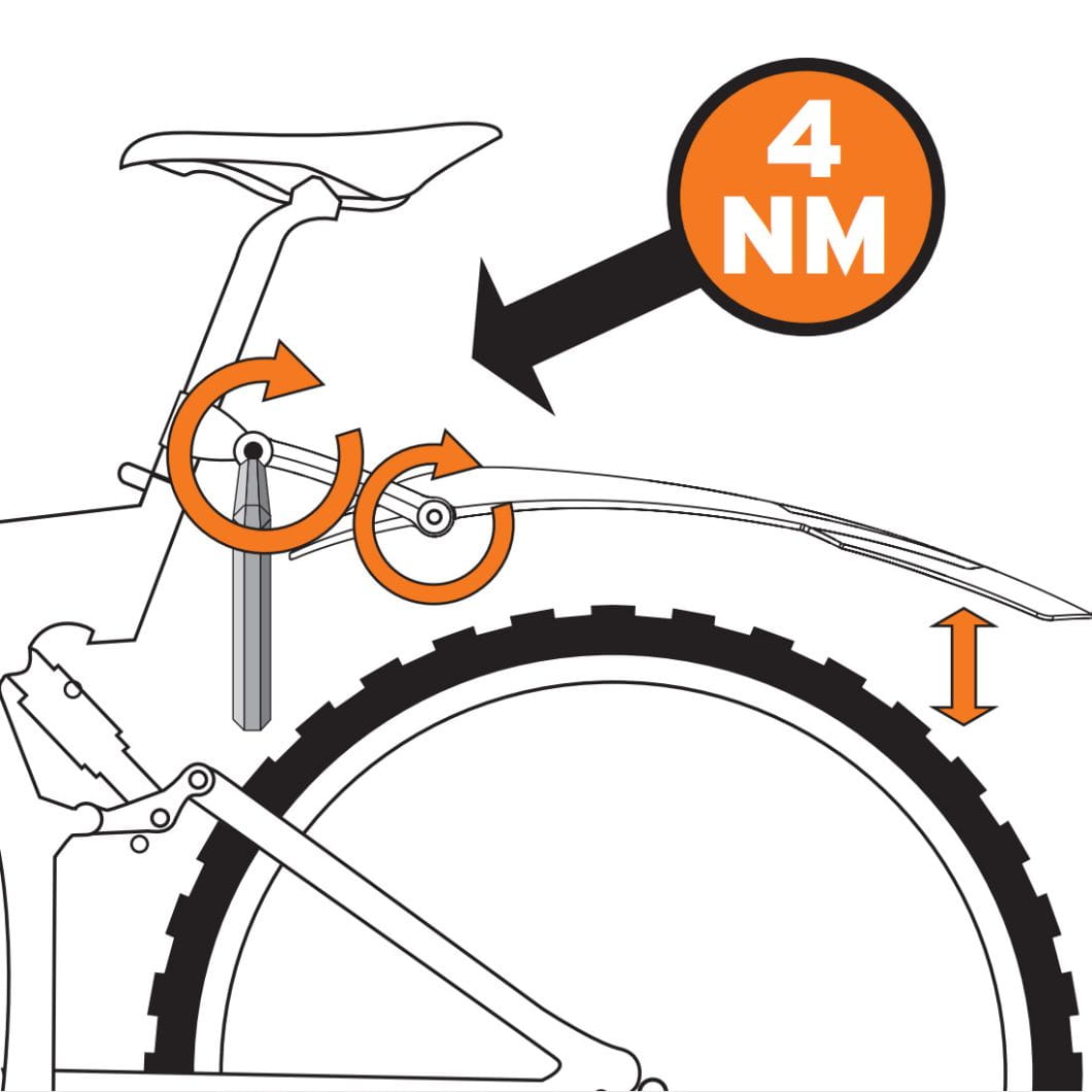 SKS X-Blade Dark MTB Schutzblech rear 27.5+" / 28" / 29" buy online