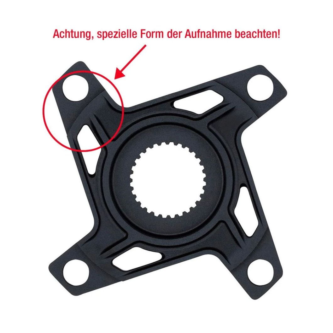 FSA Spider for Bosch Gen. 4 E-Bike 104 mm Lochkreis, 4-Arm (W0138 ...