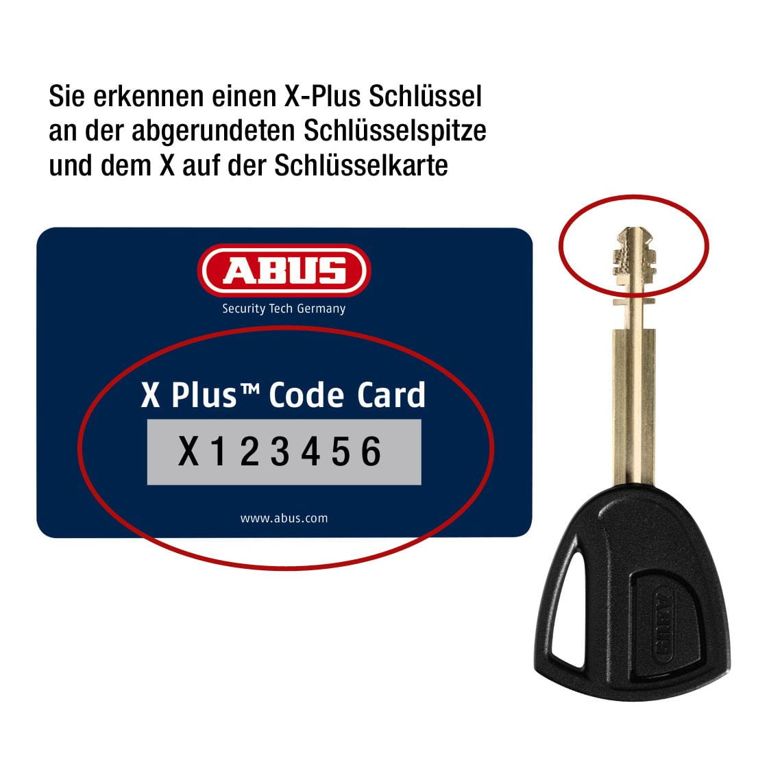 ABUS GRANIT Super Extreme 2500 inkl. Halter (Sonderanfertigung, XPlus ...