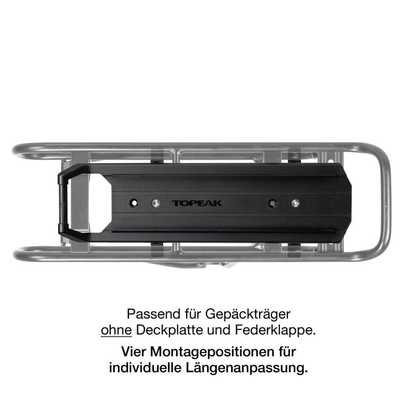 Topeak Omni QuickTrack Adapter universal Gepäckträgerplatte für MTX-/RX ...