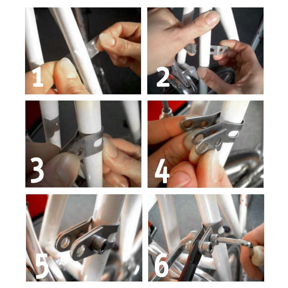 tubus racktime Schellen-Adapterset for Sitzstreben-Montage buy online