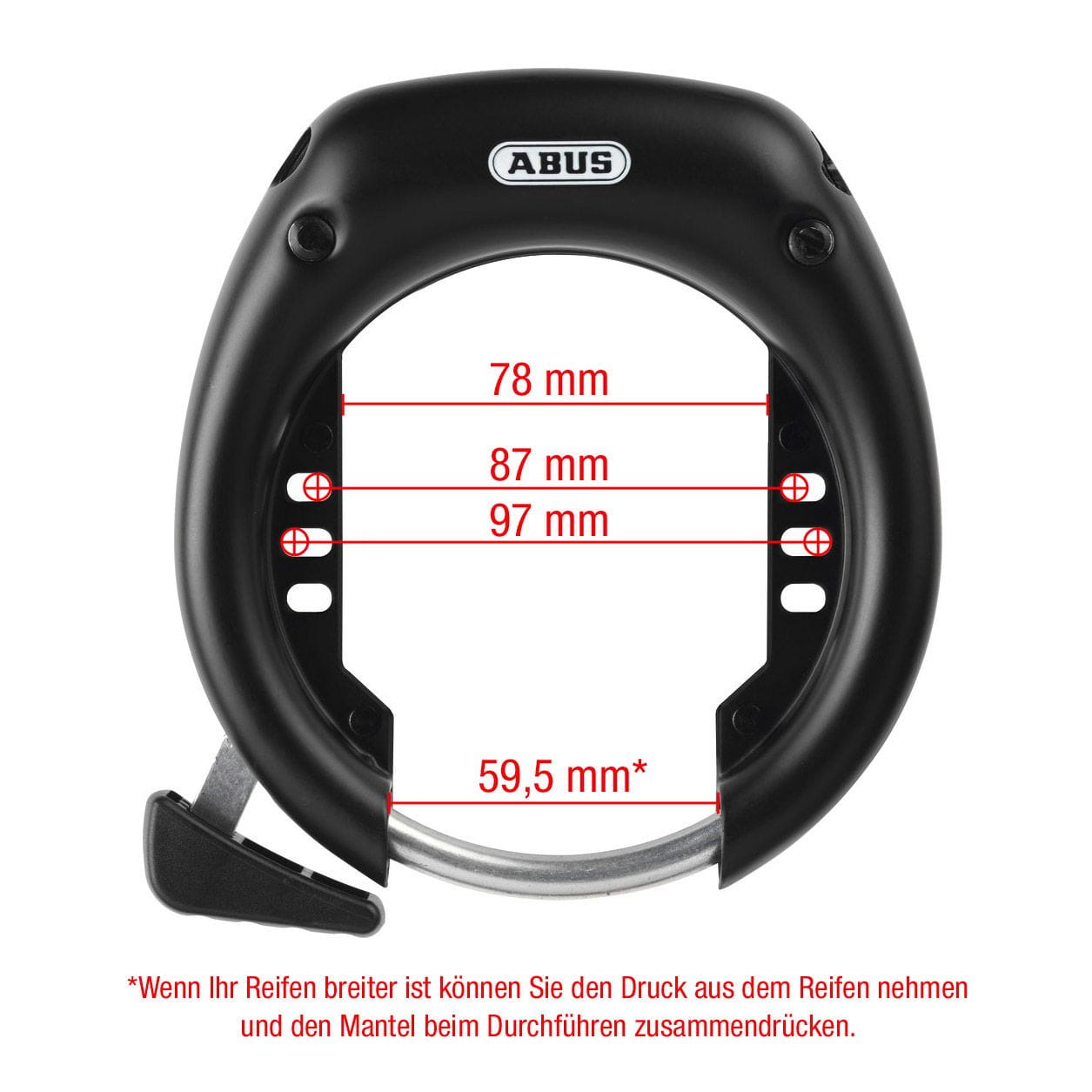 ABUS Shield Plus 5750L Frame Lock (Special order – keyed to code) buy ...