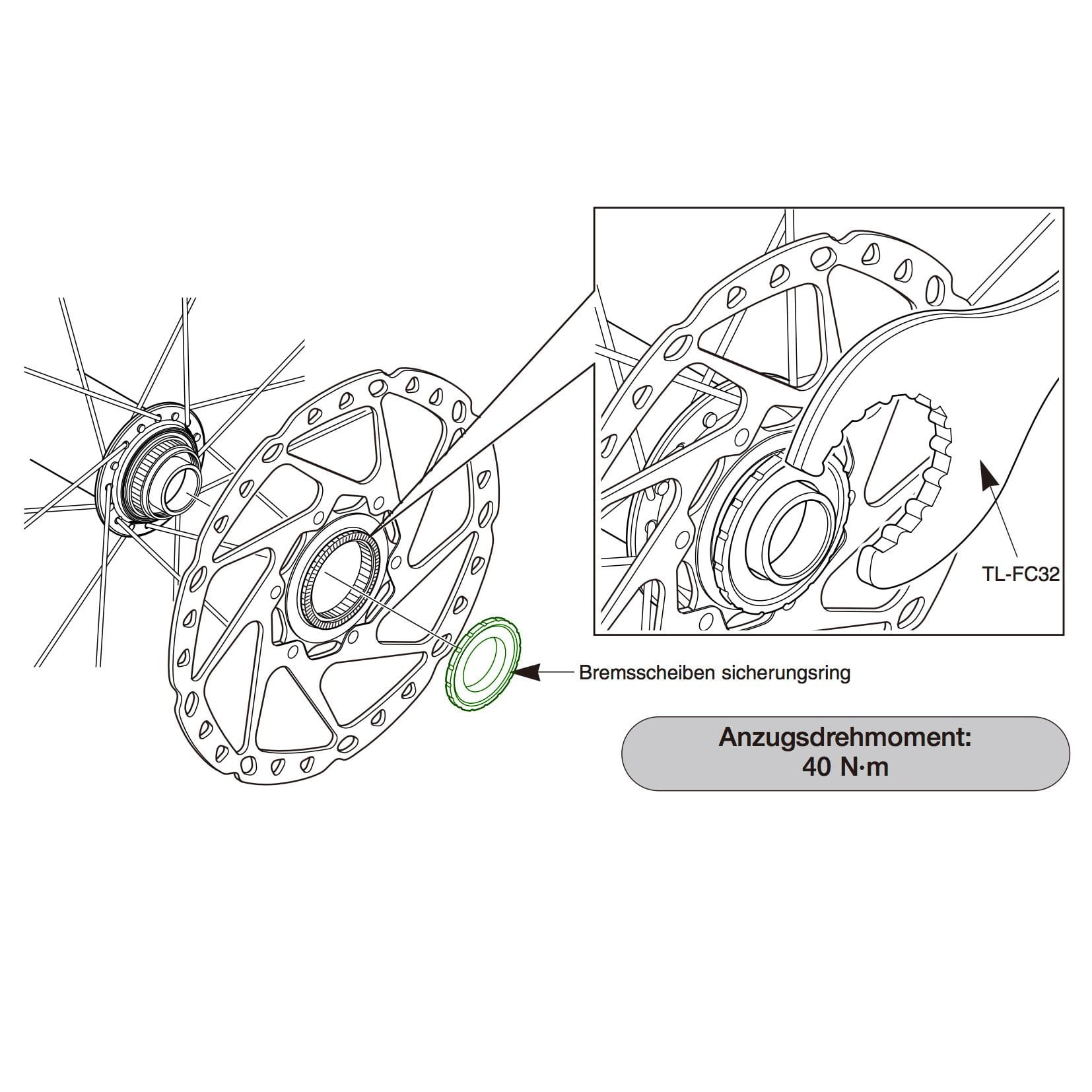 Shimano SM-HB20 Center-Lock Verschlussring / Lockring buy online
