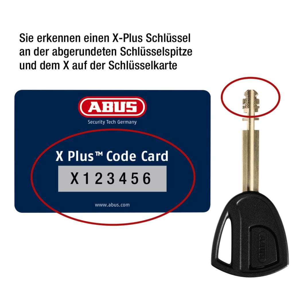 ABUS Steel-O-Chain XPlus 9808K Chain Lock (Custom Order, Plus Code ...